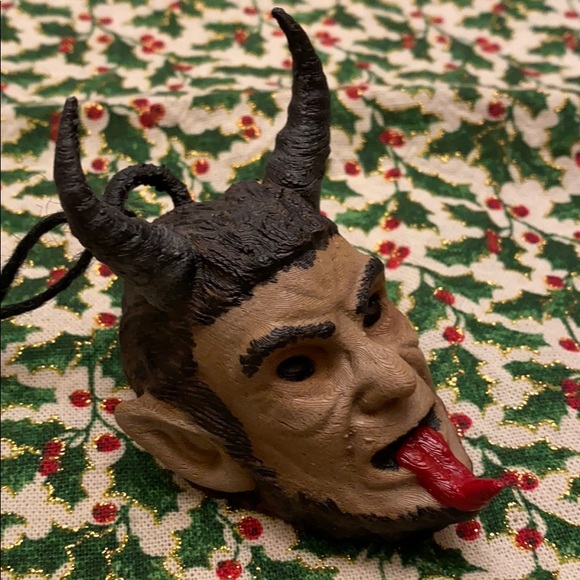 Hand Crafted | Holiday | New Hand Painted Krampus Head Ornament | Poshmark